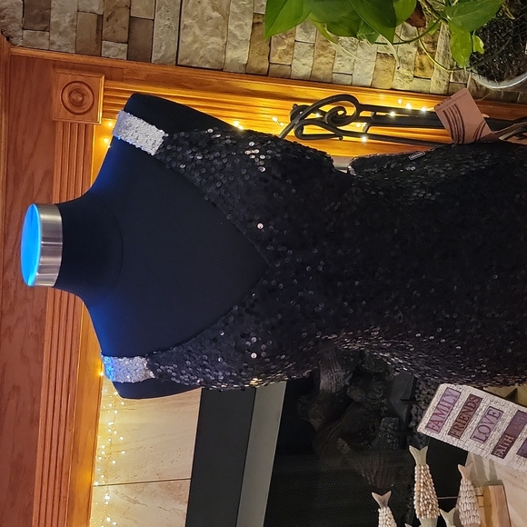 Light In The Box | Dresses | Black Sequin Gown | Poshmark